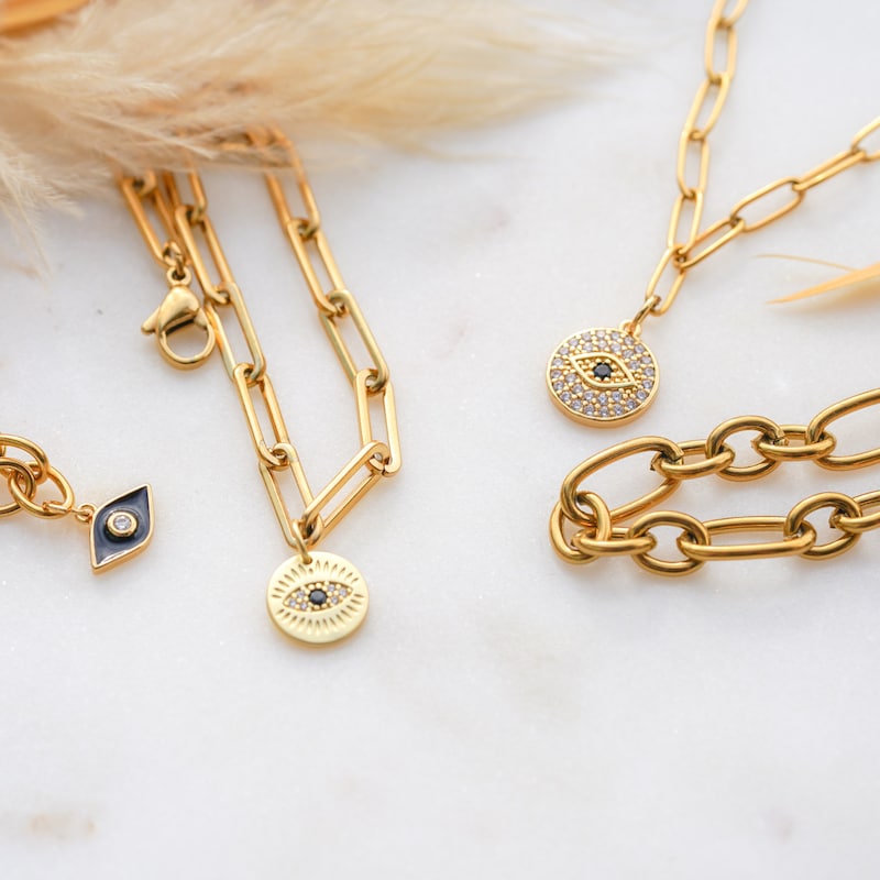 Evil Eye Hand Bracelet - Etsy