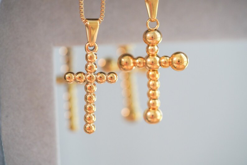 Gold Filled Necklace, Cross Necklace, Gold Filled Cross Necklace, Gold ...