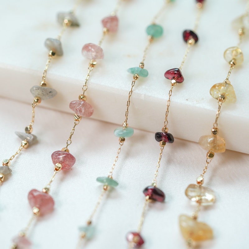 Gemstone Chain - Etsy