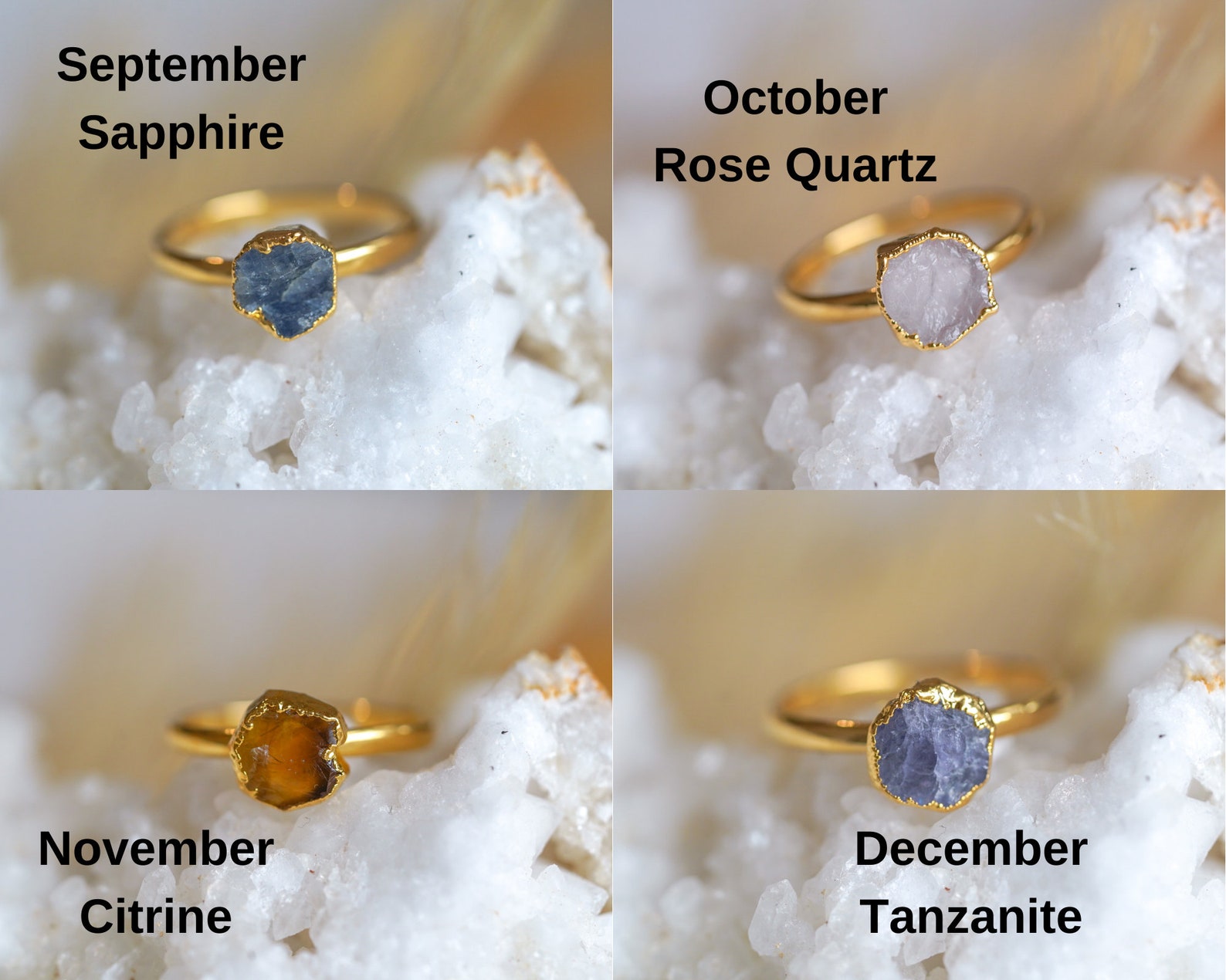 Gemstone Ring Gold Ring Sapphire Ring Raw Gemstone Ring - Etsy