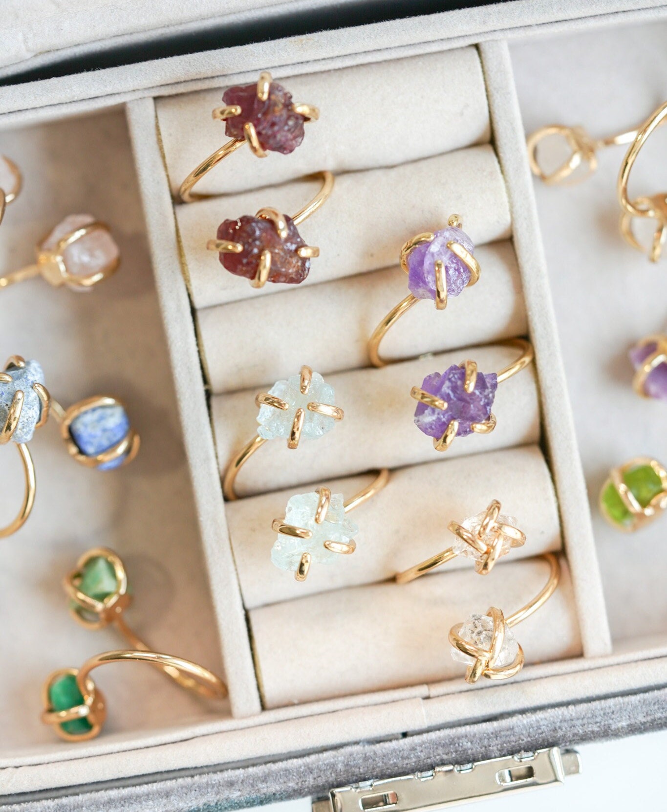 Unique Gemstone Ring, Crystal Rings, Statement Ring, Diamond Ring ...