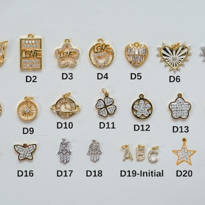 Gold Charm Bracelet, Pick Your Charm Jewelry, Personalized Jewelry ...