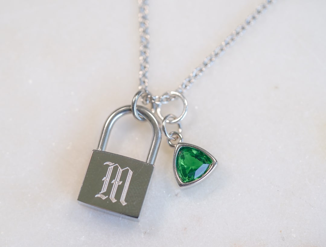 Lock Necklace Gold, Lock Pendant, Lock Necklace, Padlock Necklace ...