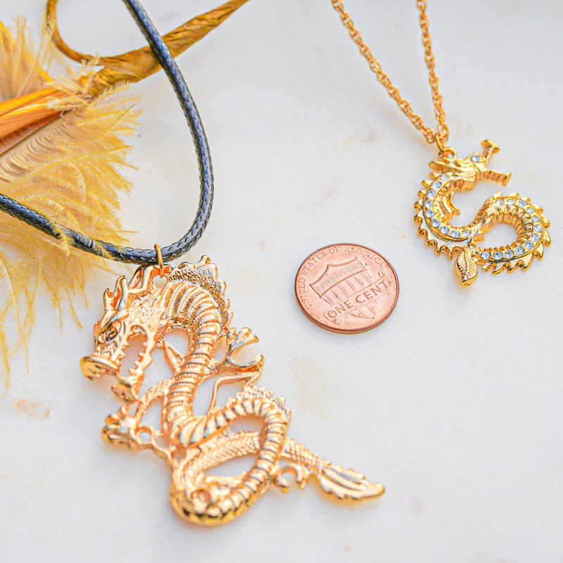 Dragon Necklace - Etsy