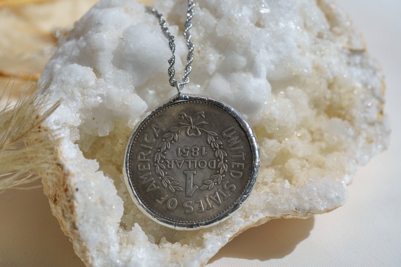 Coin Necklace, Statement Necklace, Antique Coin Necklace, Coin ...