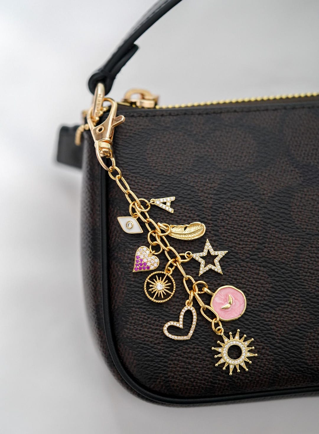Make Your Own Bag Charm, Bag Charm Keychain, Custom Keychain ...