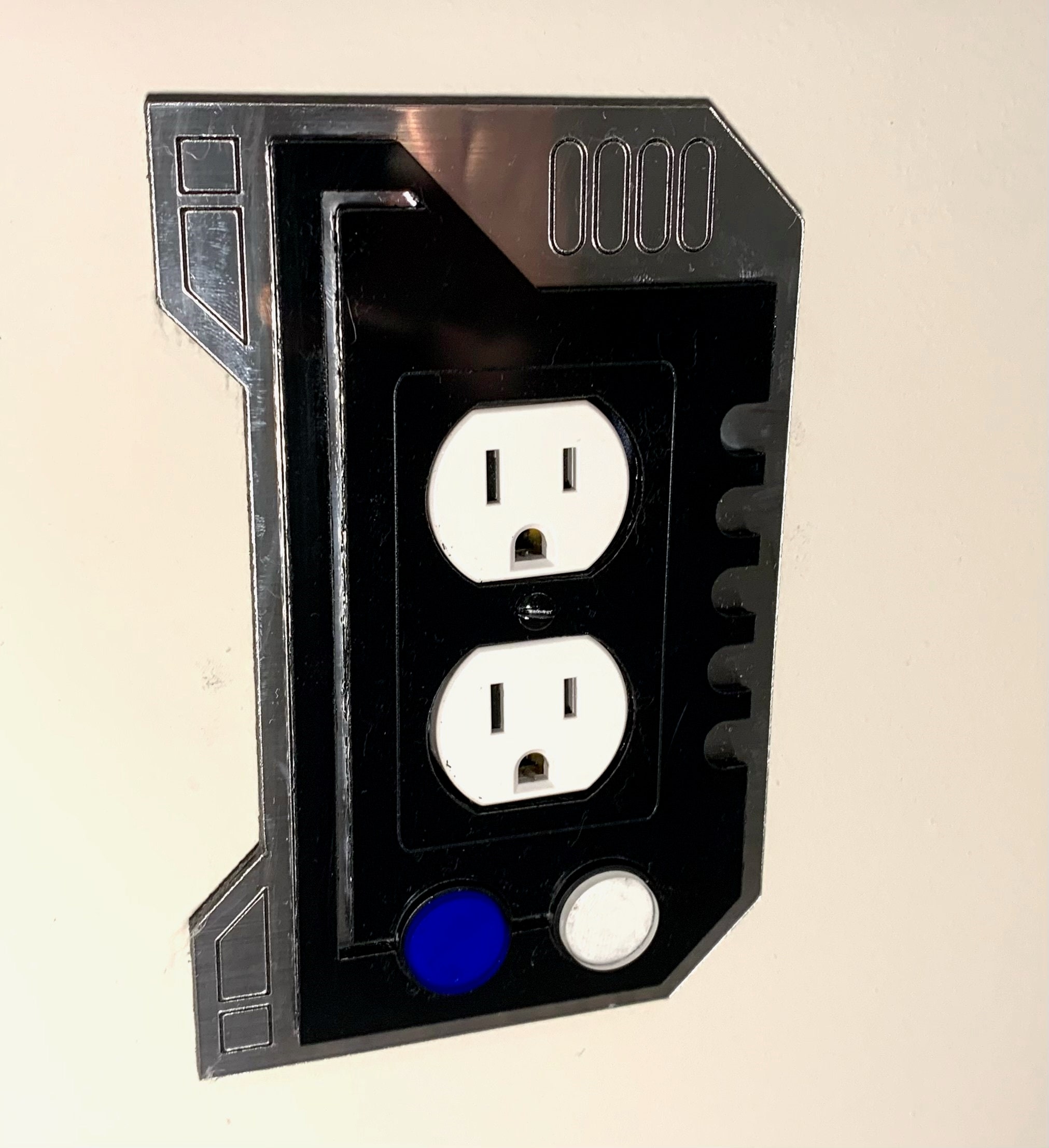 Power Outlet Plate Cover Standard Two-outlet Star Wars - Etsy