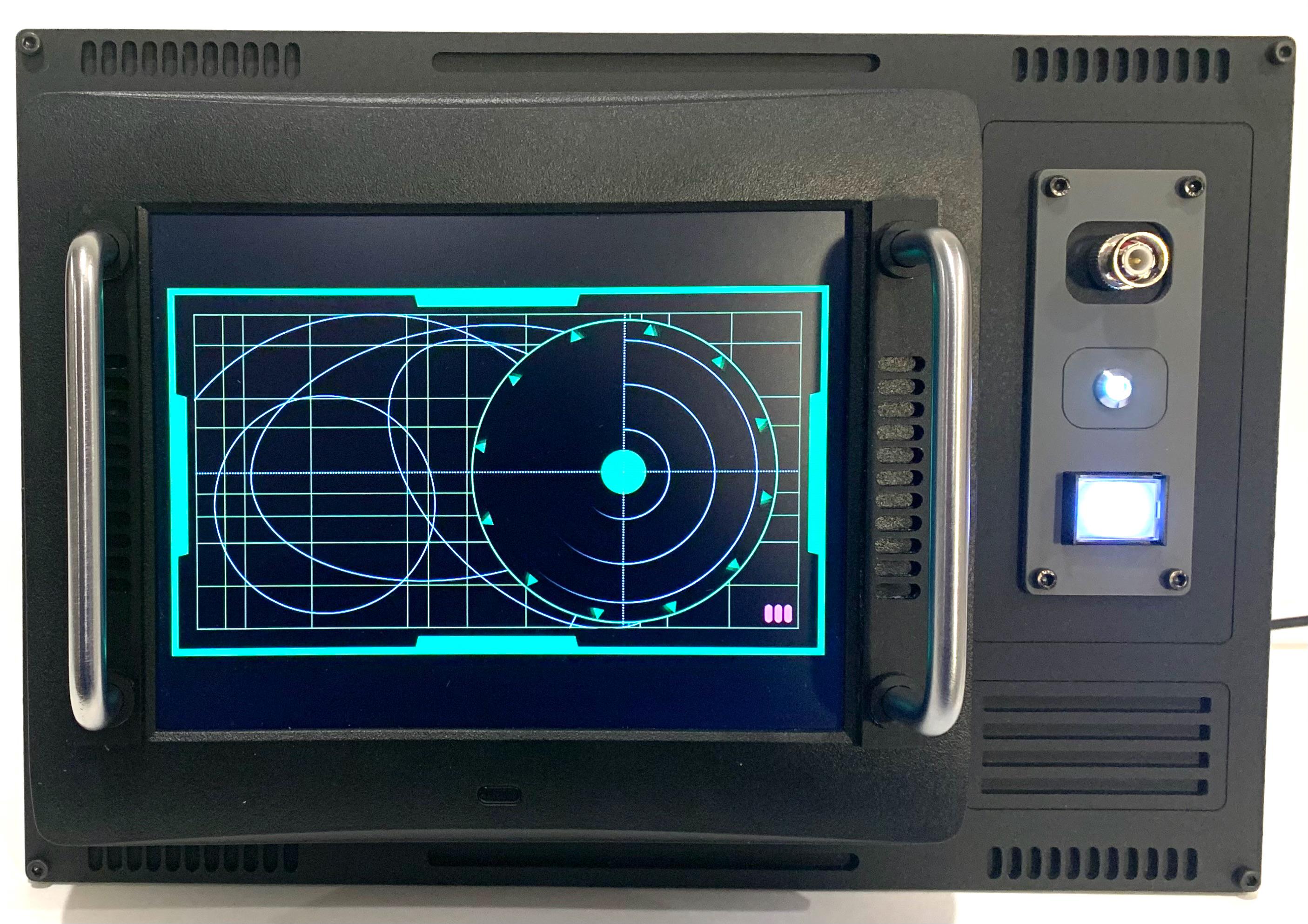 Tactical HUD Control Panel With 8-inch Animated Digital Display - Star ...