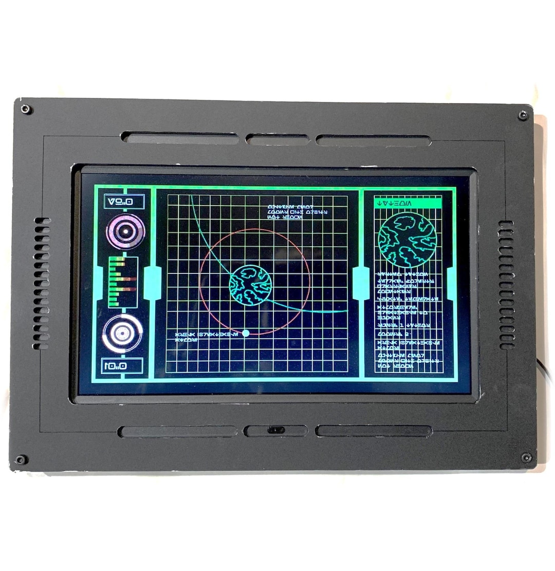 Tactical HUD - 10-inch - Animated Digital Display - Star Wars Inspired ...