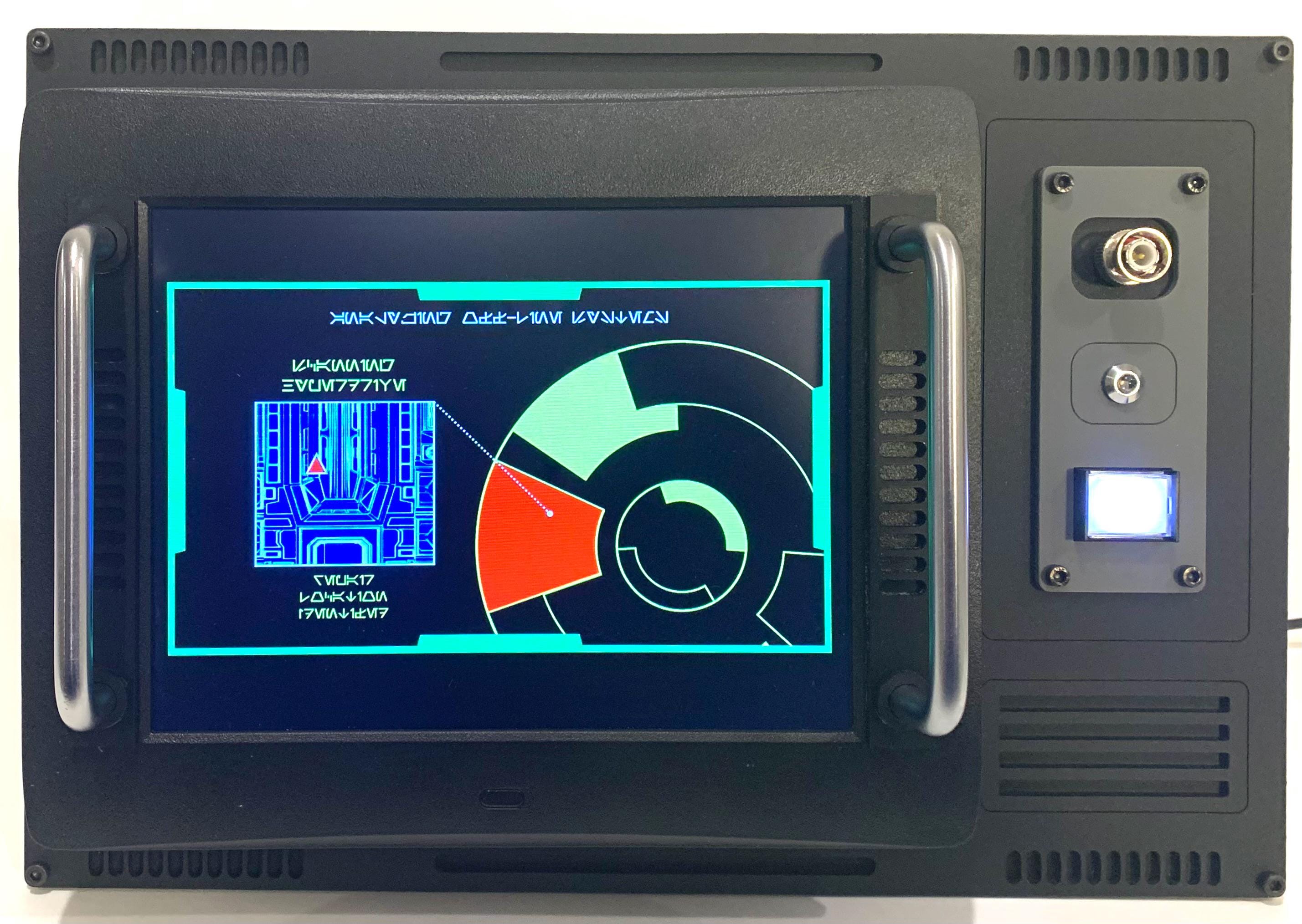 Tactical HUD Control Panel With 8-inch Animated Digital Display - Star ...