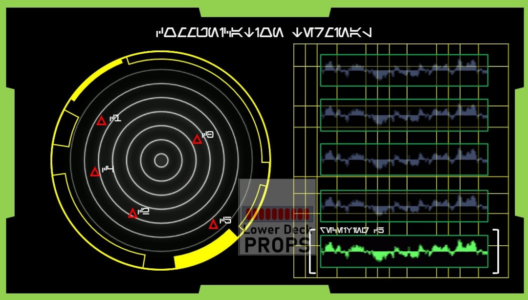 Communications Terminal Video - Tactical HUD - Animated Digital Display ...