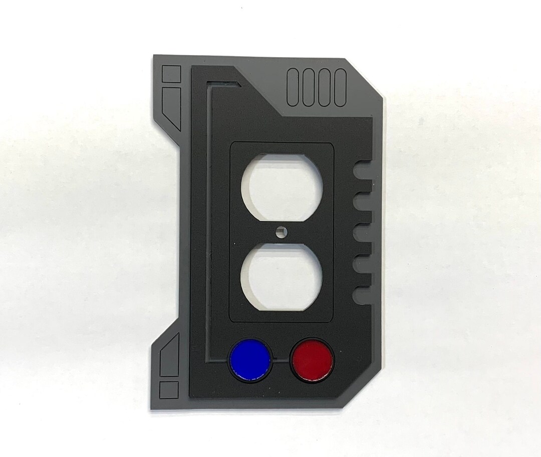 Power Outlet Plate Cover Standard Two-outlet Star Wars Inspired - Etsy