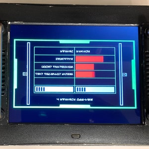 Tactical HUD - 8-inch - Animated Digital Display - Star Wars Inspired ...