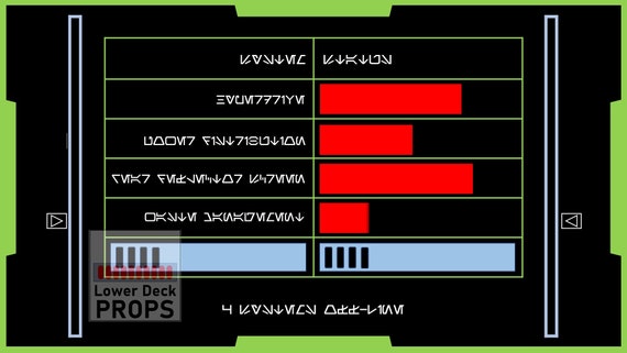 System Status Screen Video Tactical HUD Animated Digital - Etsy