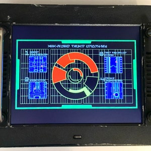 Tactical HUD - 8-inch - Animated Digital Display - Star Wars Inspired ...