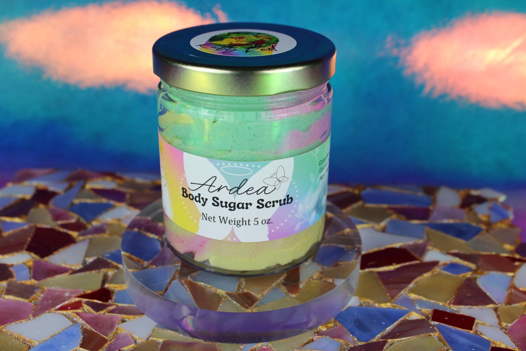 Ruby Red Sugar Body Scrub, Red Berries and Guava Scented, Cleansing ...