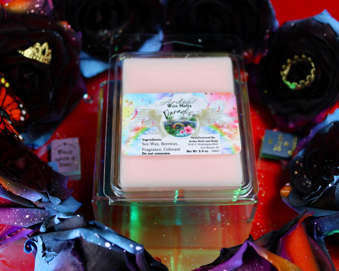Paradise Wax Melt Cubes Tropical Exotic Fruit Scented 2.4 Oz. Soy and ...