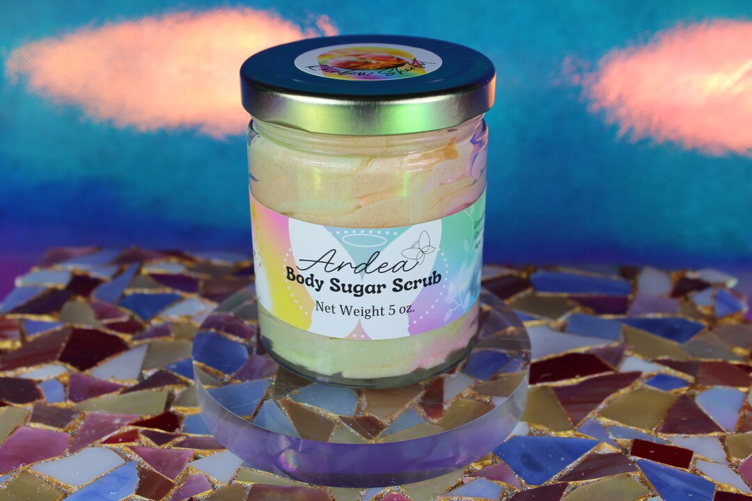 Rainbow Sherbet Sugar Body Scrub Raspberry, Orange, Lime Fruit Ice ...