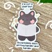 Chef Cat Meme Sticker Funny Cute Decal for Laptop - Etsy