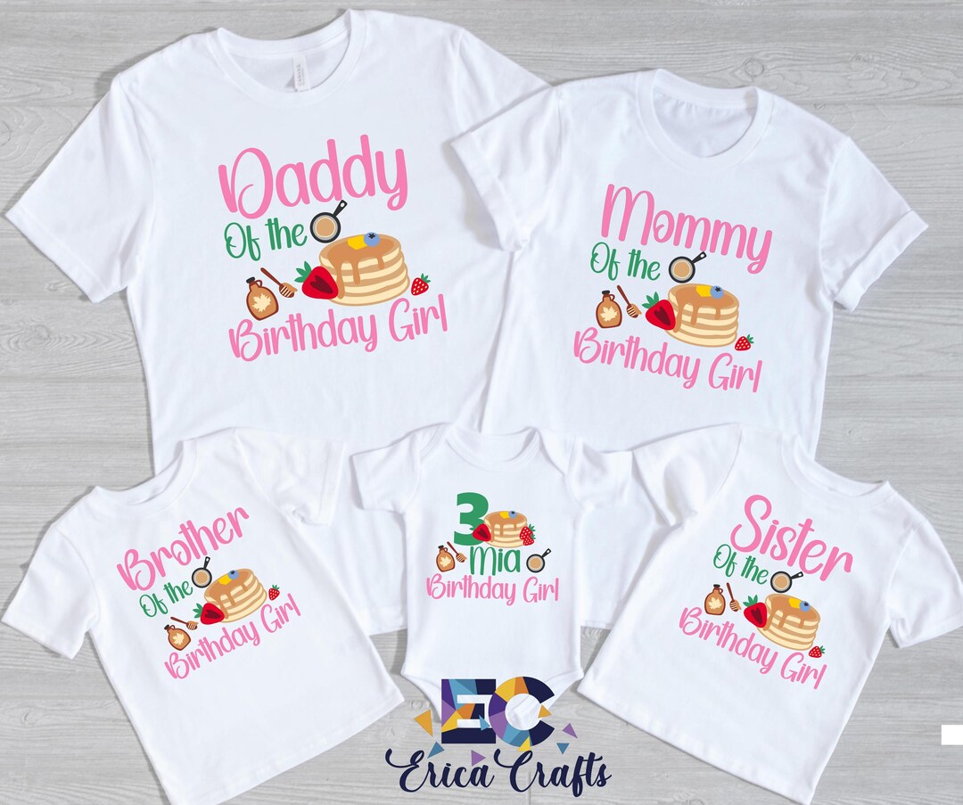 Pancake Birthday Shirt, Pancake Birthday, Pancake Party, Pancake Family ...