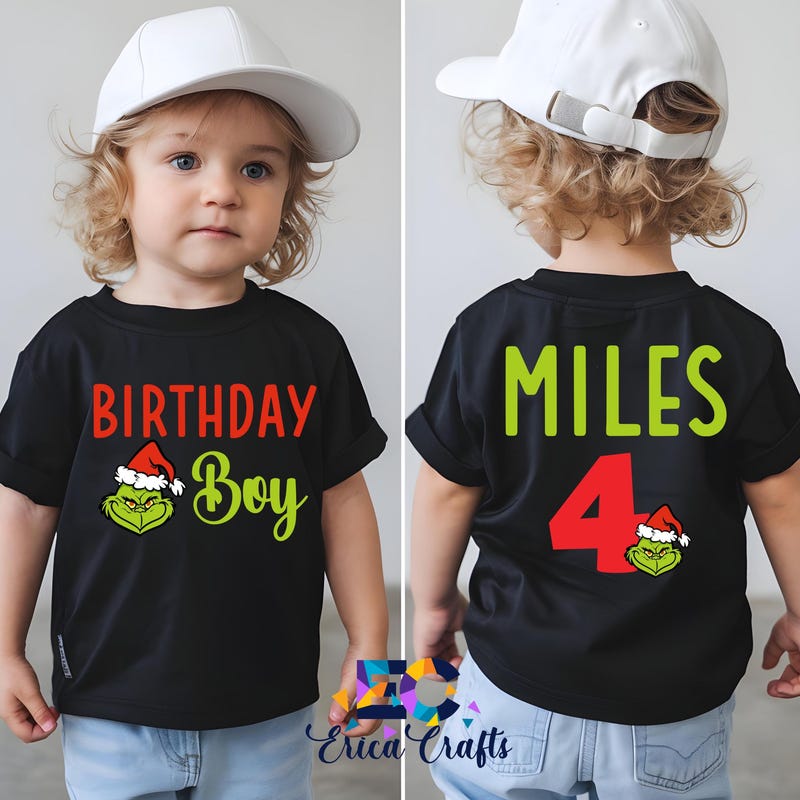 Custom Boy Grinch Outfit - Etsy