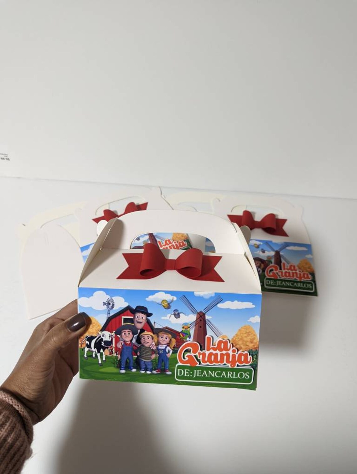 Zenon Birthday Granja De Zenon Favor Box Gable Box Farm | Etsy