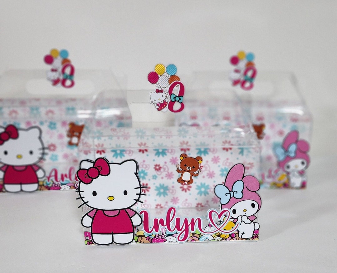 Kitty Birthday, Kitty Favor Box, Gable Box Kitty ,kitty Party , Kid ...