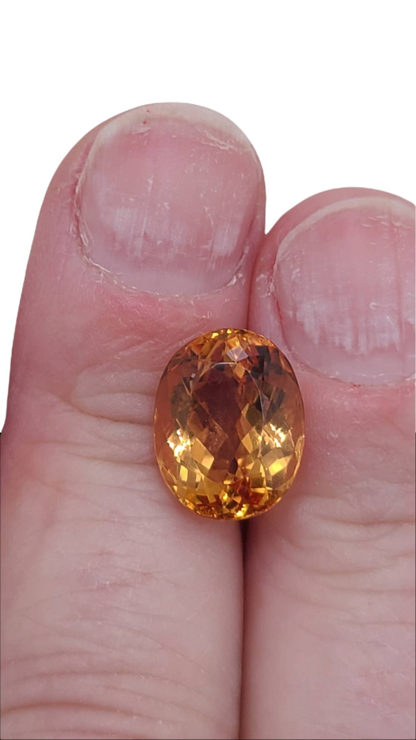 Imperial Topaz 6.67 CT WT Beautiful Orange Oval Cut Imperial - Etsy