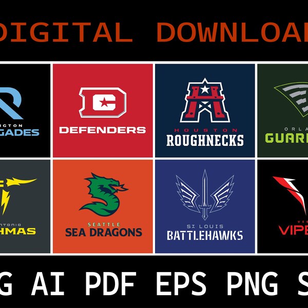 Pro Football Logos - Etsy