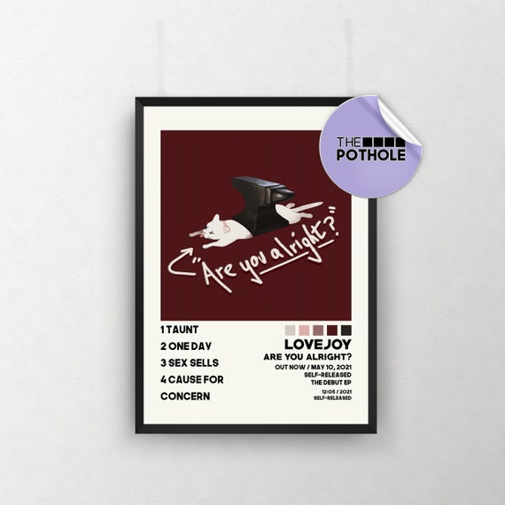 Lovejoy Posters / Are You Alright? Poster / Album Cover Poster / Poster ...