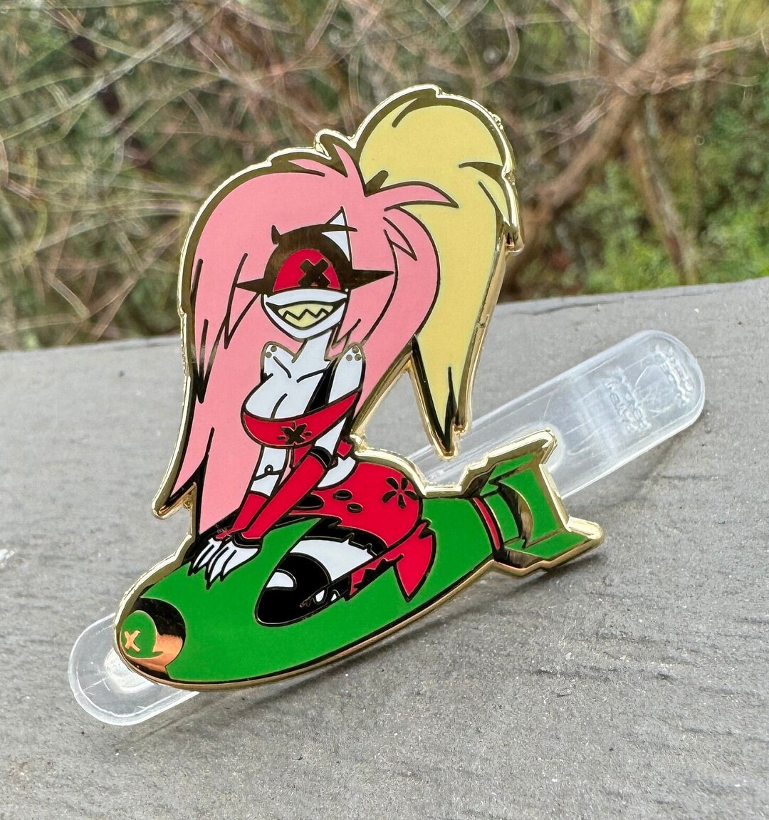 Cherri Bomb Enamel Pin Up - Etsy