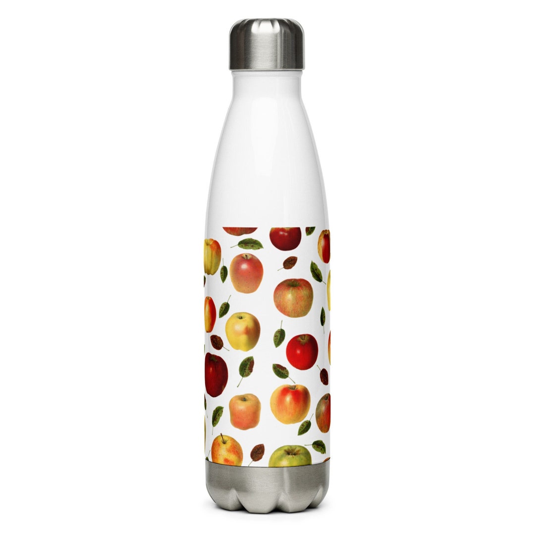 18 Apples Stainless Steel Water Bottle - Etsy