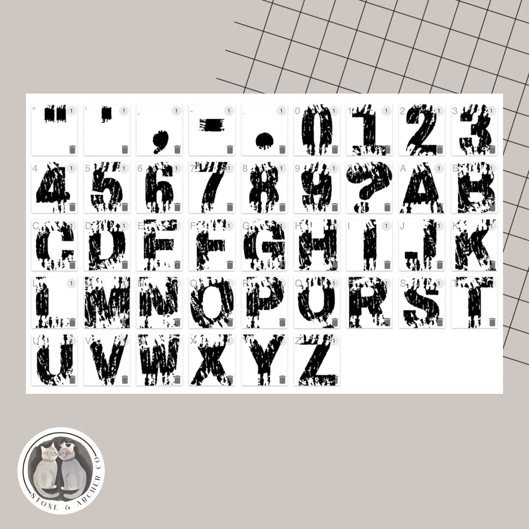 Washed Out Font, Faded Custom Font - Etsy