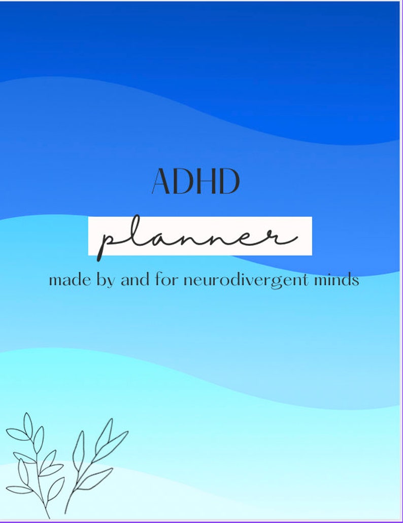 ADHD Daily and Weekly Checklist for Planning and Productivity ...