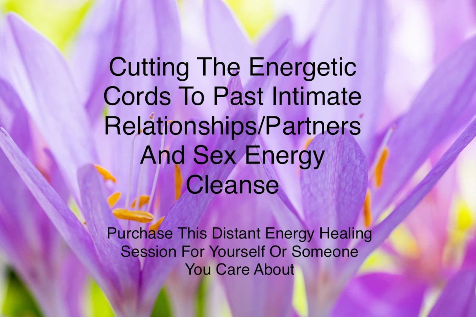 Past Intimate Partner Cord Cutting and Sex Energy Cleanse - Distant ...