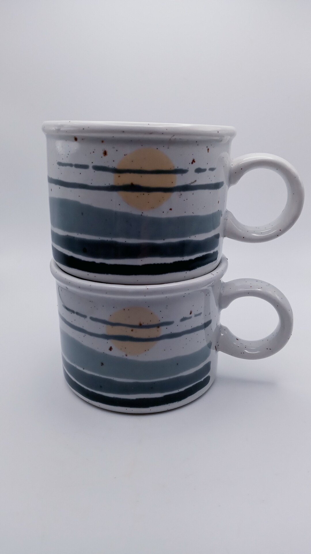 Midwinter Stonehenge, Night Pattern, Stoneware Mugs/cups, Set of 2 - Etsy