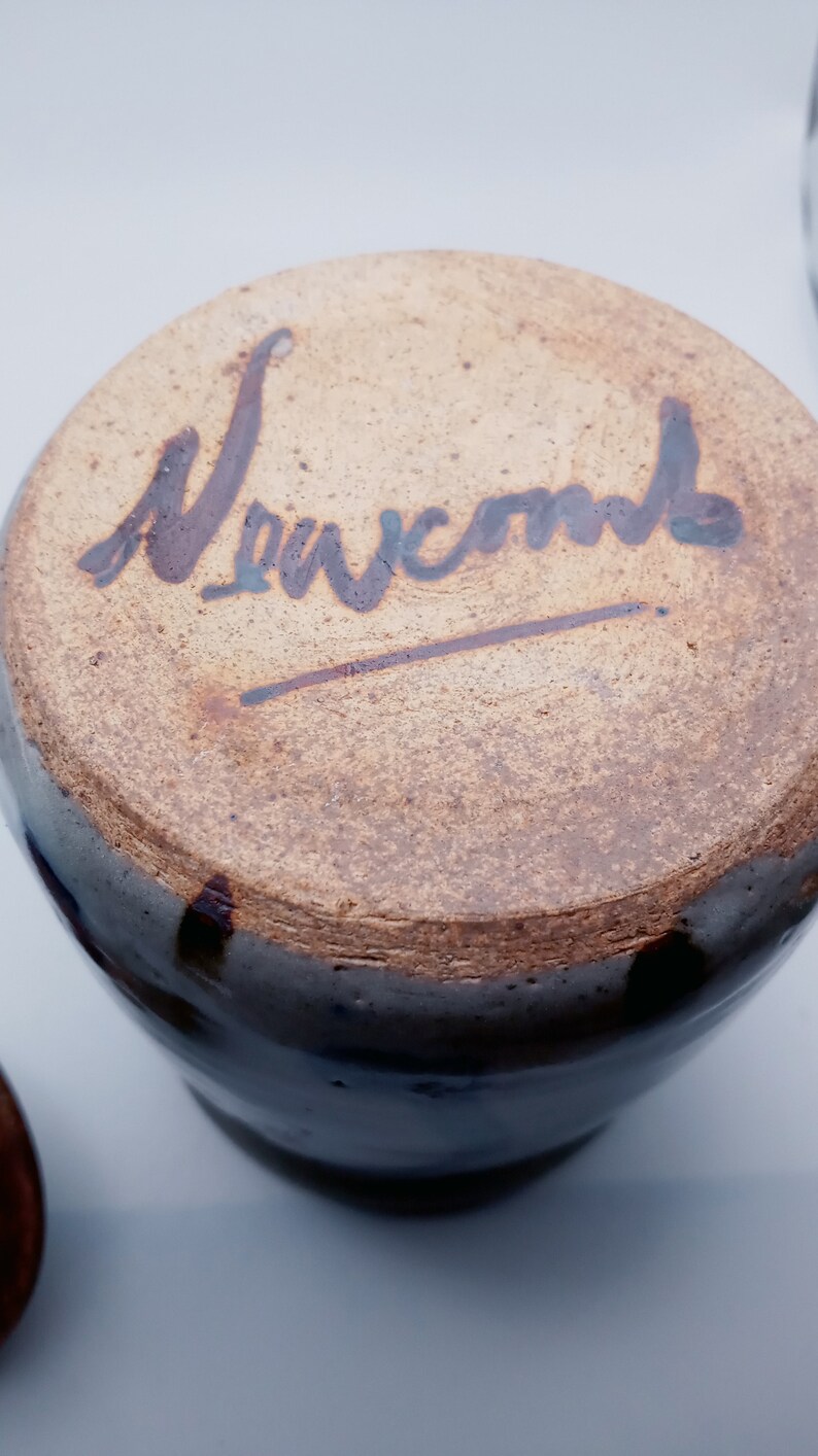 Gerald (gerry) Newcomb PNW, Seattle Studio Pottery, Abstract Cobalt ...