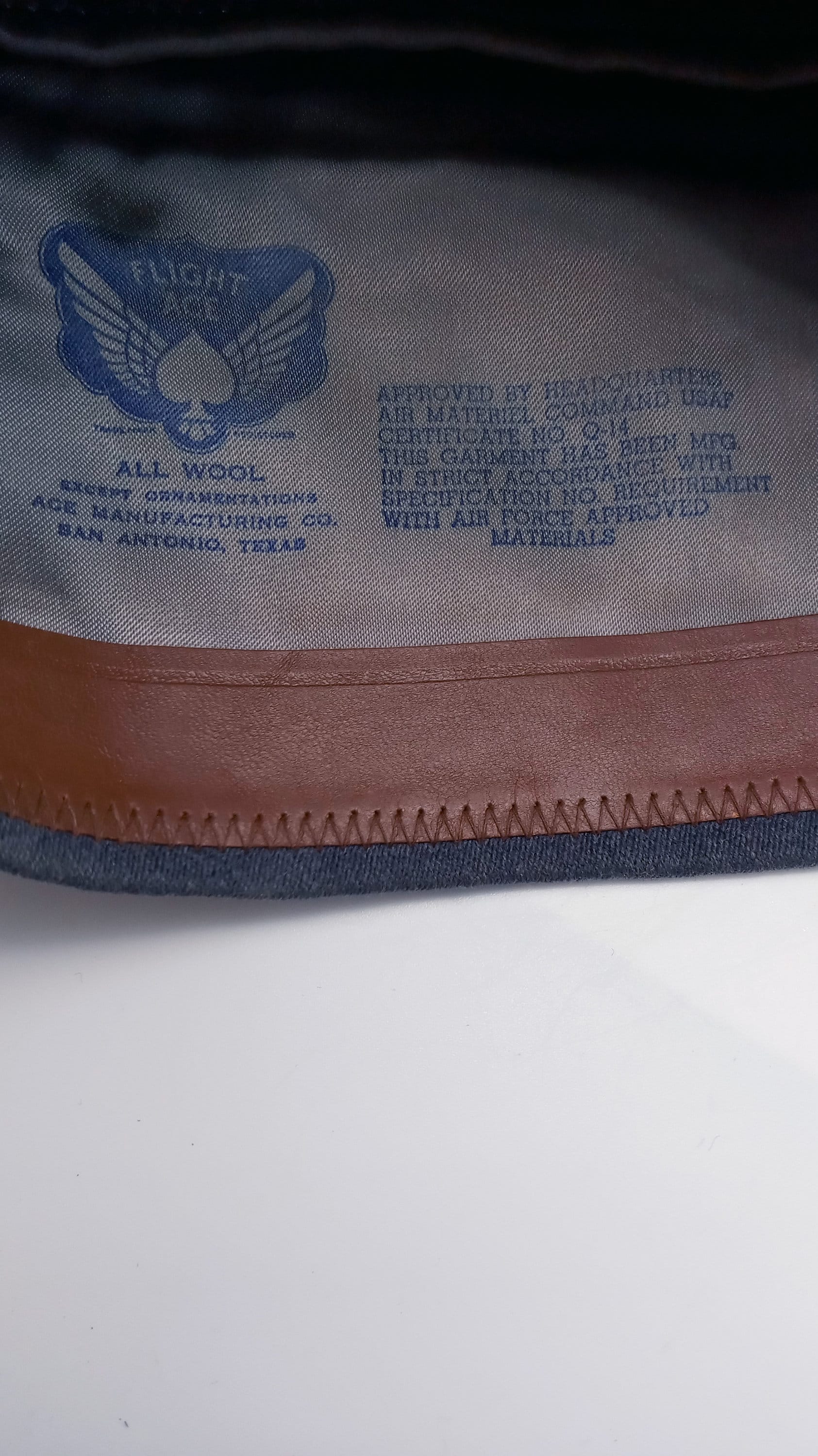 1950s USAF Side/garrison/flight Cap With Officer's Insignia, CONDITION ...