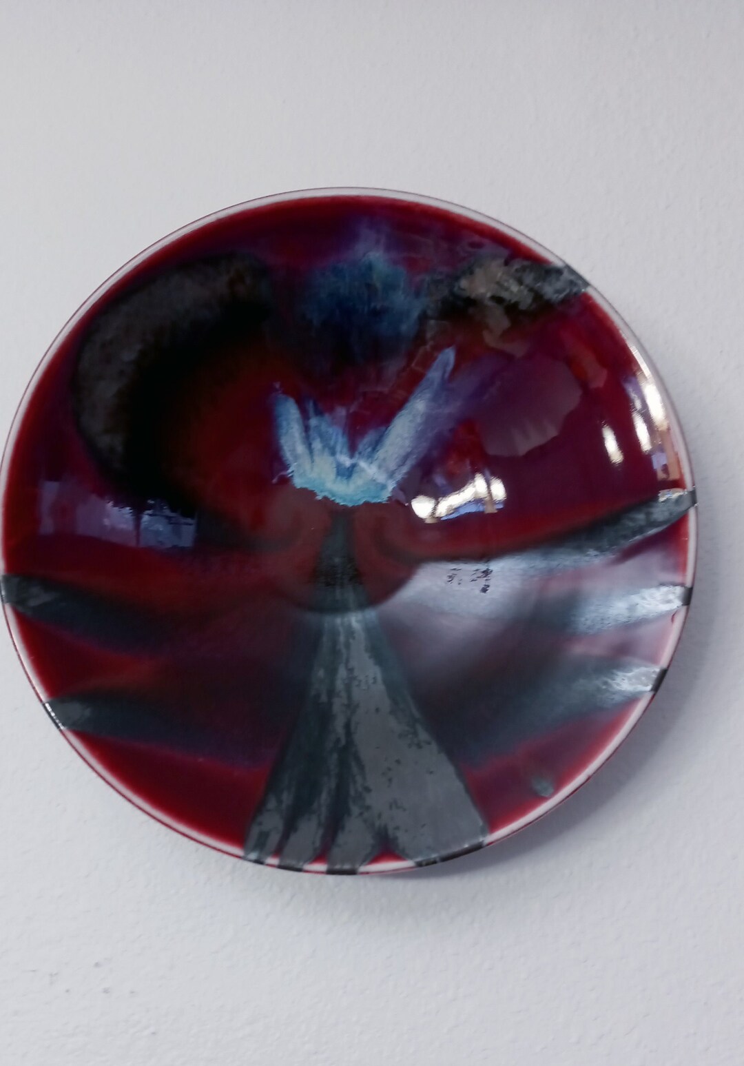 Marc Matsui 14 1/2 Inch Wall Bowl, PNW Studio Art Pottery, Porcelain ...