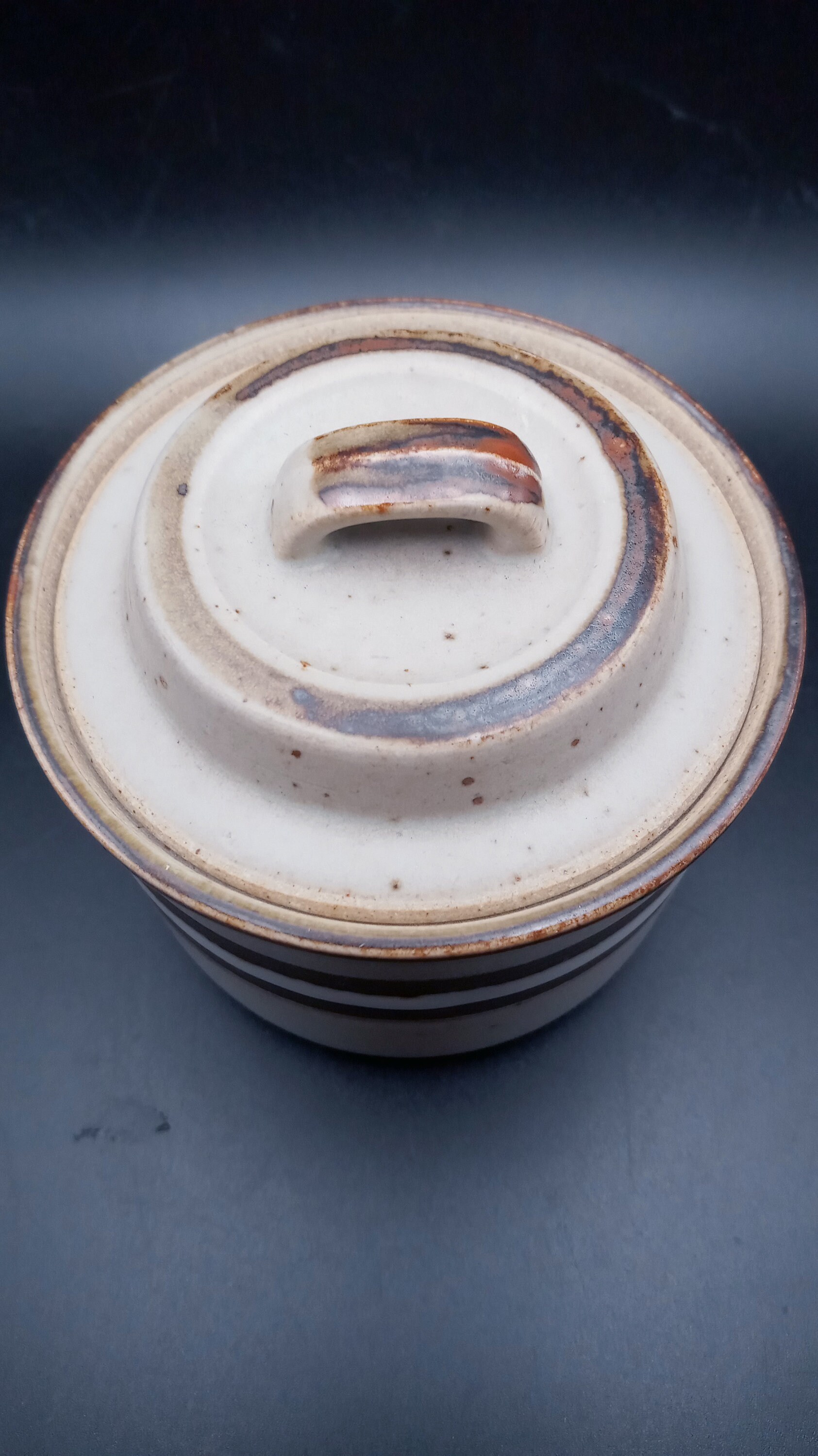 Otagiri Moonlight Pattern, Stoneware Sugar Bowl With Lid - Etsy