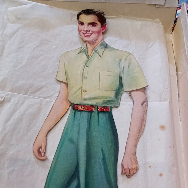 Male Paper Doll - Etsy