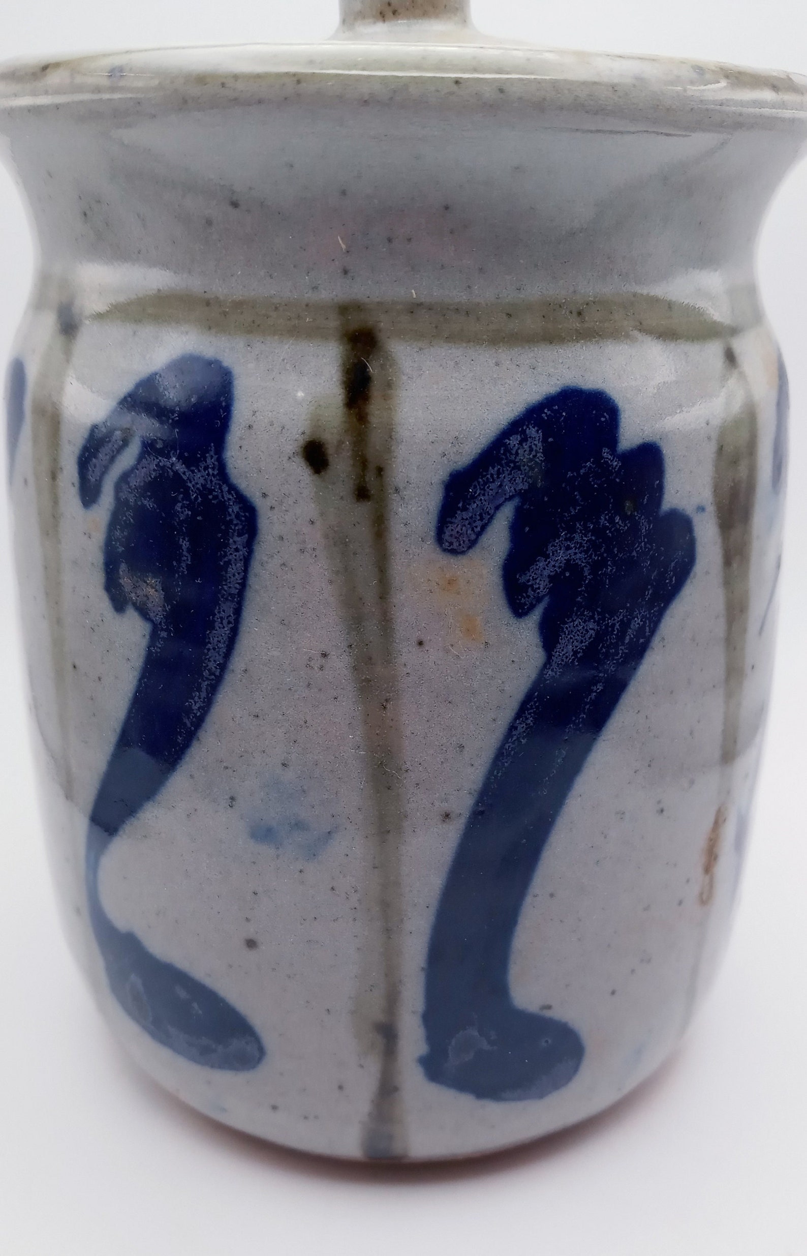 Gerald (gerry) Newcomb PNW, Seattle Studio Pottery, Abstract Cobalt ...