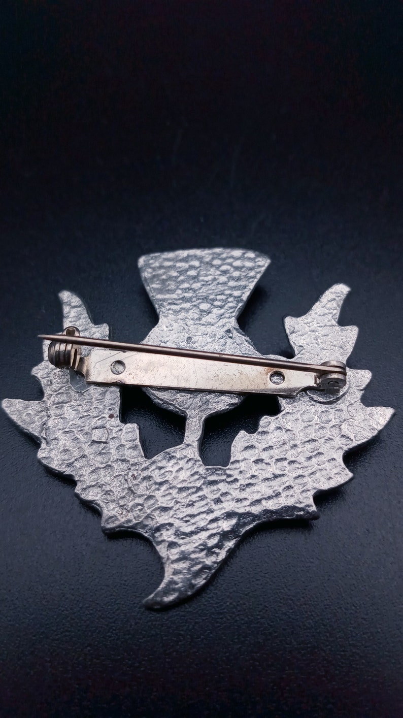 Scottish Thistle Pewter Pin Kilt Pin Celtic Studio Salt - Etsy