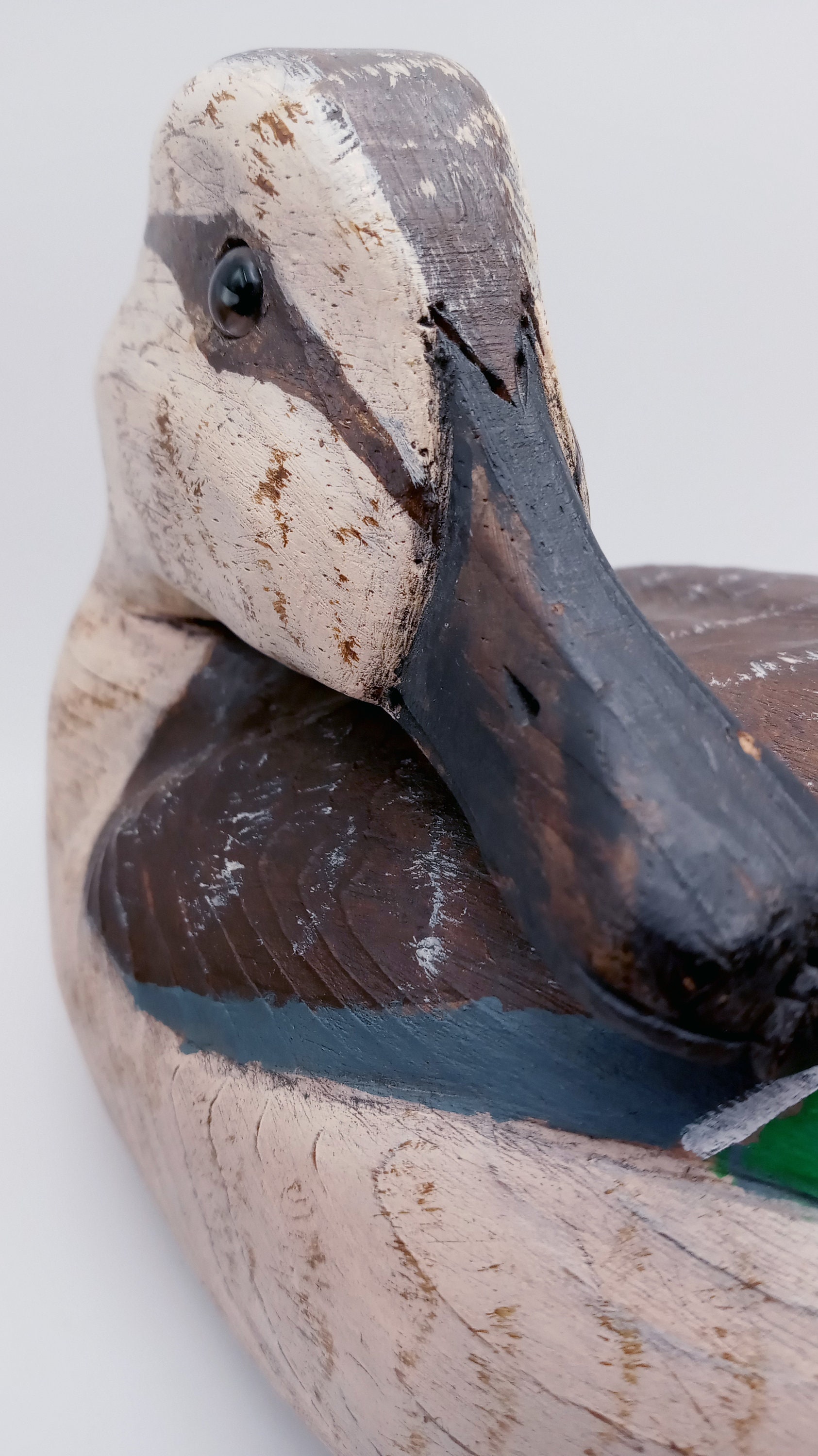 Gorgeous Hand-carved Blue Wing Teal Decoy by Laurent larry - Etsy