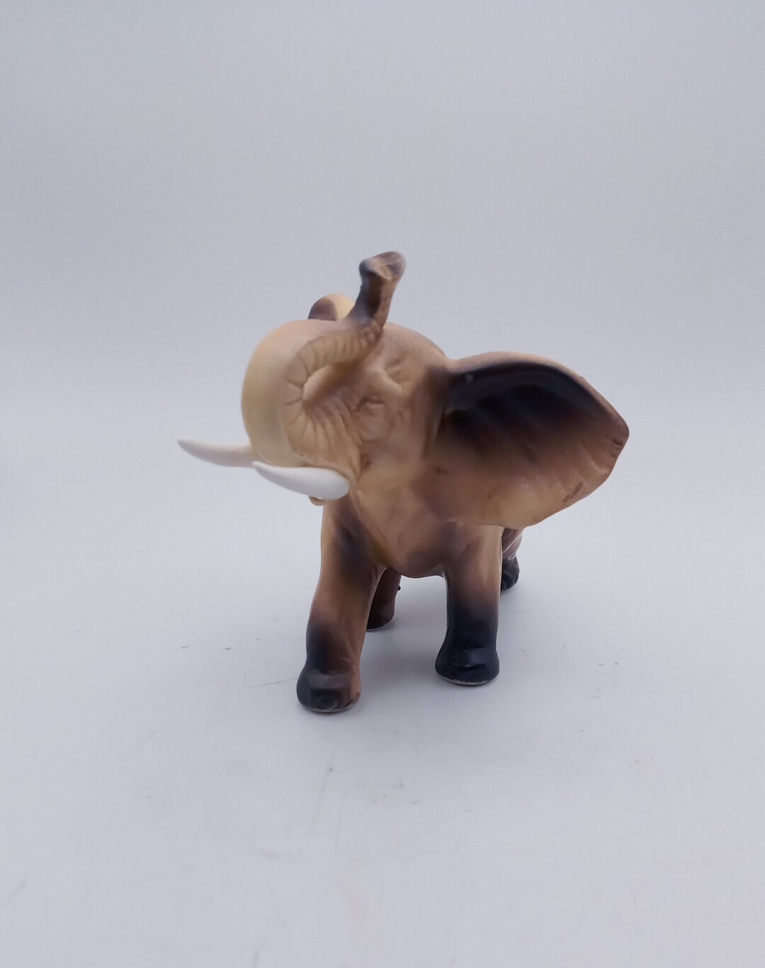 Lefton Elephant Figurine, Upraised Trunk, H2675 - Etsy