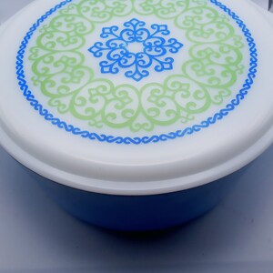 Ocean Filigree Pyrex Casserole 21/2 Quart Number 475, Blue and Green ...