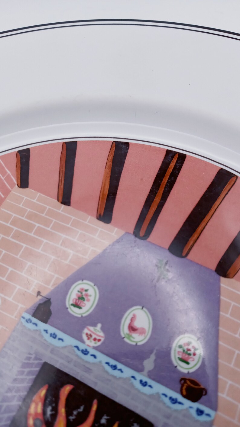 Villeroy and Boch, Design Naif Line, Plate 5: by Fireside, Dinner Plate ...