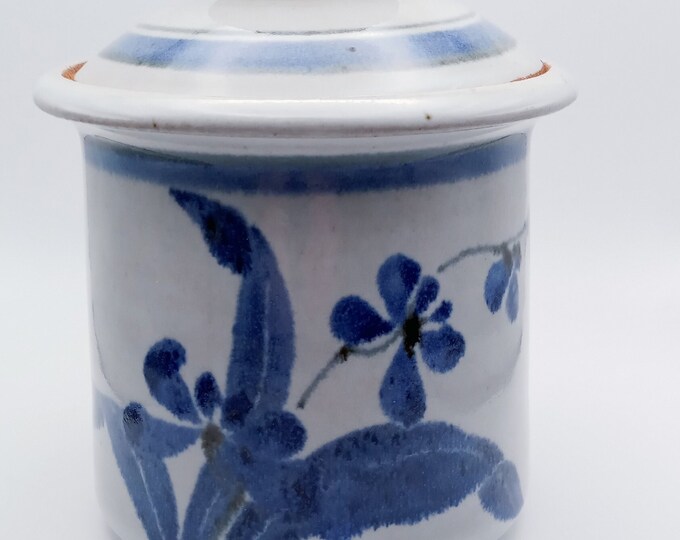 Large Beautiful Studio Pottery Honey/jam Jar, Artist Signed - Etsy