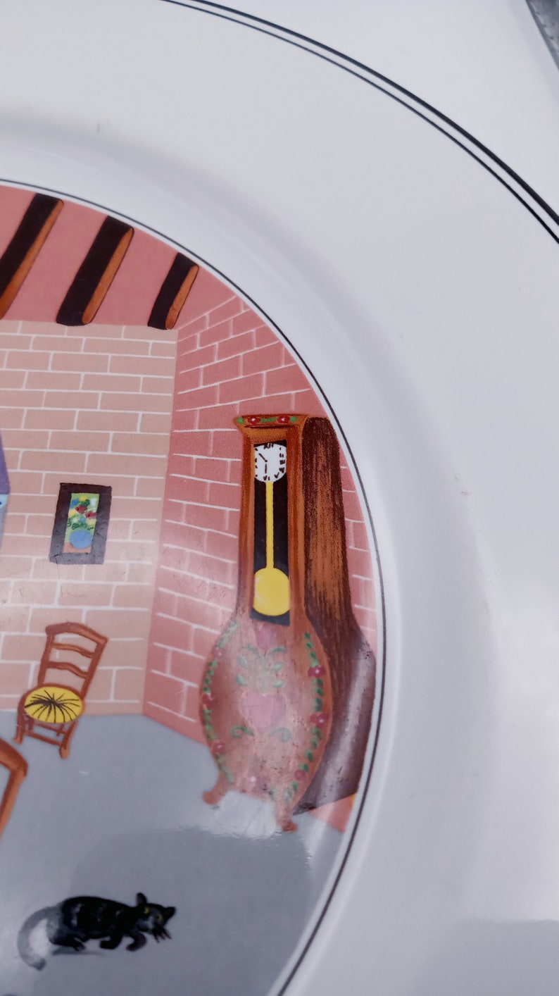 Villeroy and Boch, Design Naif Line, Plate 5: by Fireside, Dinner Plate ...