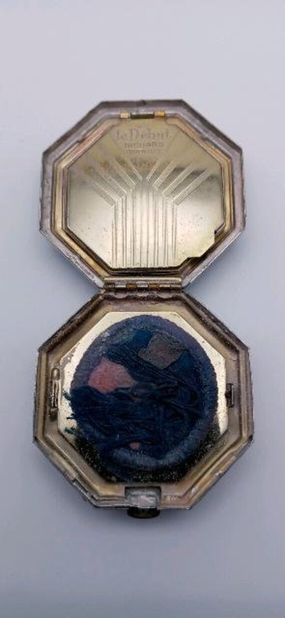 Richard Hudnut Silver and Enamel Compact - Gem